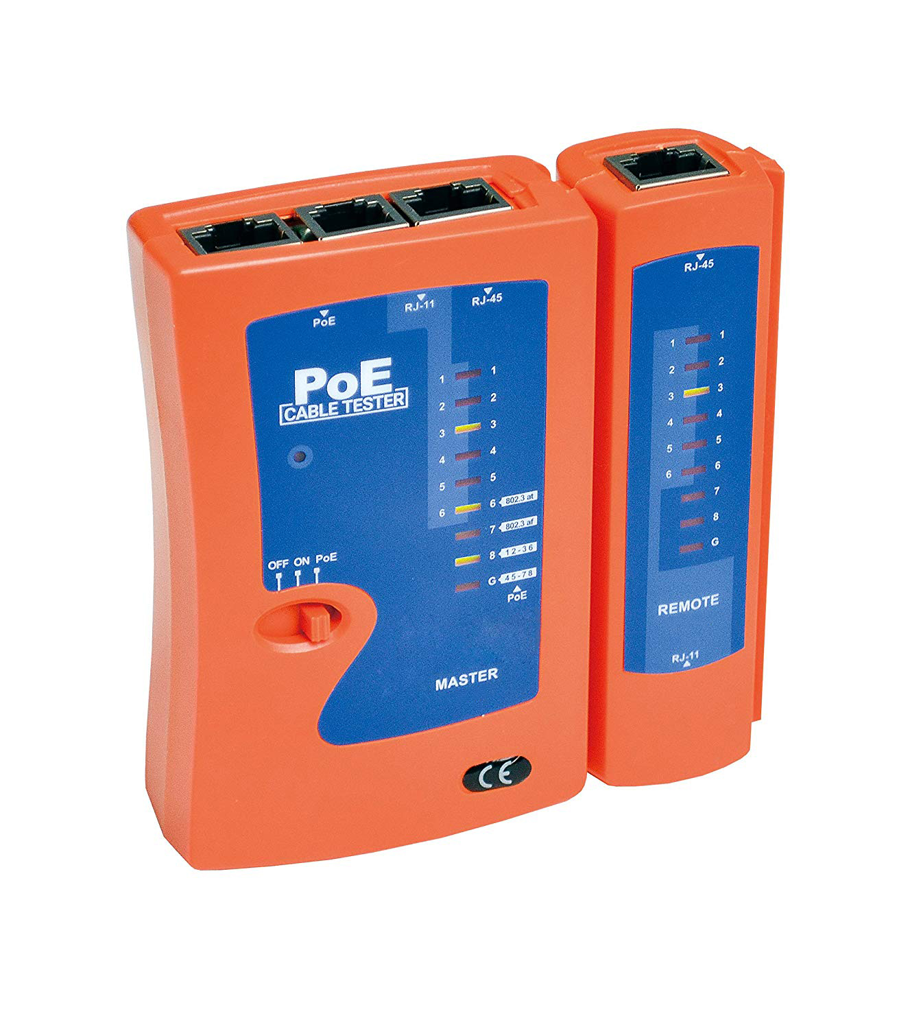 BNC UTP/STP Modular POE Cable Tester | LAN 102 TESTER