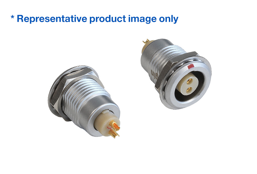 3 Contacts Fixed Socket 1X Series Push Pull Connector | PPCEGG1B03CLL