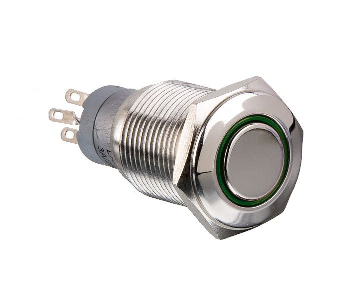 Stainless Steel Illuminated Momentary Action Push Button Switch MP0045/1D1-MP0045/1D2-MP0045/1E1 ...